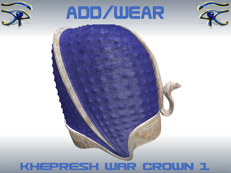 Second Life Marketplace - KHEPRESH WAR CROWN 1