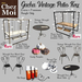 Second Life Marketplace - Picnic Swing & Table Vintage CHEZ MOI