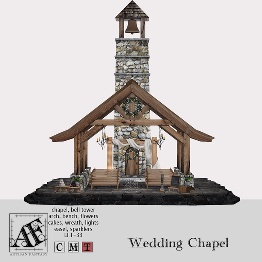 Second Life Marketplace - *AF* Wedding Chapel