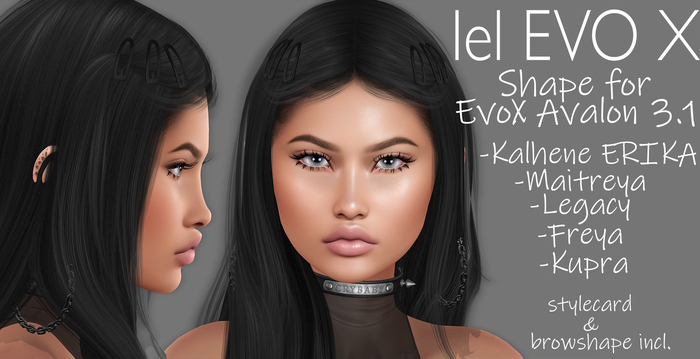 Second Life Marketplace - LEA-Shape for LeL EVOX Avalon 3.1