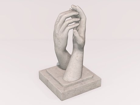 Second Life Marketplace - Touching Hands Sculpture
