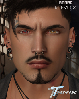 Second Life Marketplace - -- T. TARIK -- Pack ' Beard 38 // BOM Evo X ...