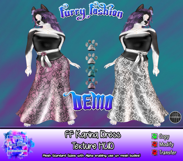 Second Life Marketplace - ~FF~ Karina Dress Demo