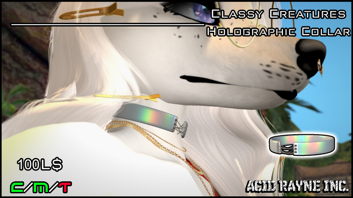 Second Life Marketplace - Classy Creatures - Holographic Collar
