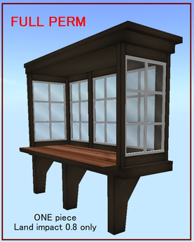 Second Life Marketplace - ENGLISH BAY WINDOW 1Li Model 6921