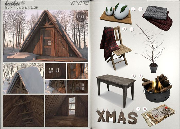 Second Life Marketplace - :HAIKEI: Humid dusty cottage gacha RARE