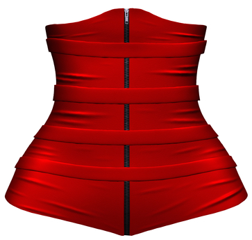 Second Life Marketplace - Limited Addiction - Bluff Corset - Red