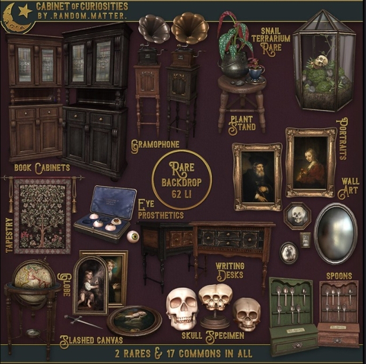Second Life Marketplace - .random.Matter. - Cabinet of Curiosity FULL ...