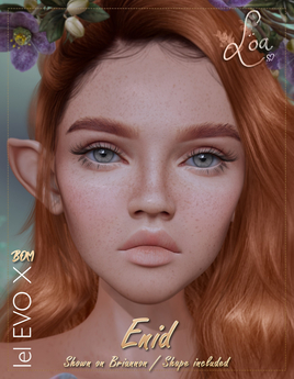 Second Life Marketplace - ::Loa:: Enid Skin ~LeLutka EVO X Applier~ [Sand]