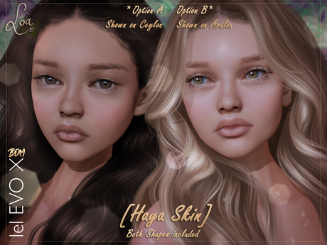 Second Life Marketplace - ::Loa:: Haya Skin ~LeLutka EVO X Applier ...