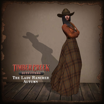 Second Life Marketplace - [Timber Creek] The Lady Rancher-Autumn-Chestnut