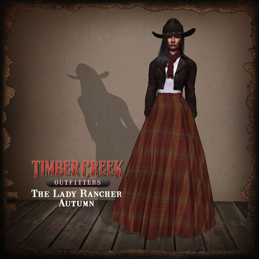 Second Life Marketplace - [Timber Creek] The Lady Rancher-Autumn-Walnut