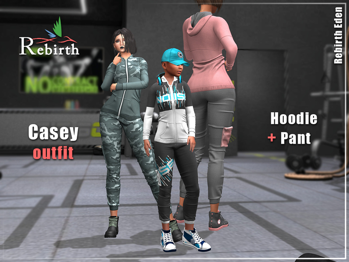 Second Life Marketplace - Casey outfit for REBIRTH Eden body - MEGA FATPACK