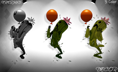 Second Life Marketplace - FRESH3D Scared Cactus