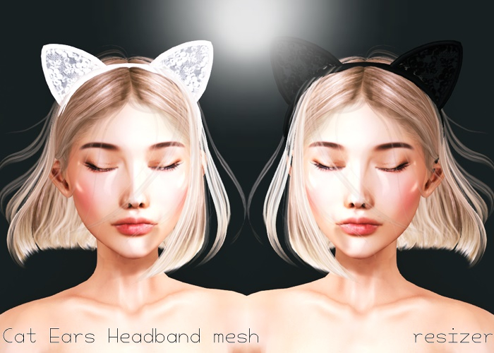 Second Life Marketplace - Cat Ears white