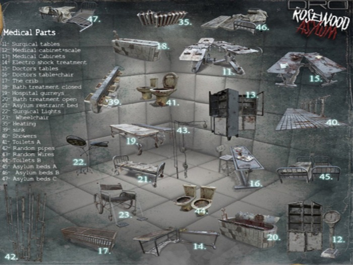 Second Life Marketplace - 21-Asylum-Asylum restraint bed