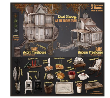 Second Life Marketplace - dust bunny . auburn treehouse . boxed . RARE