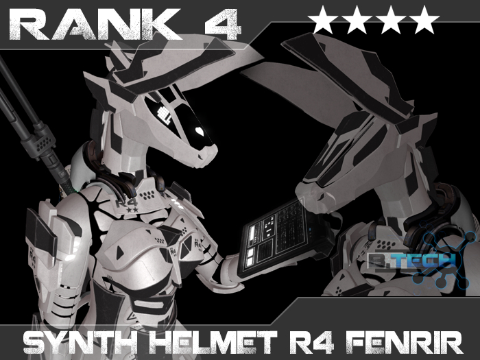 Second Life Marketplace - Synth Fenrir Helmet R4