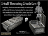 Second Life Marketplace - Old World Designs Skull Throwing Skeleton ...