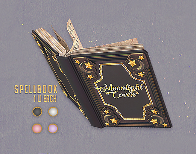 Second Life Marketplace - .random.Matter. - Moon Witch - Spellbook [White]