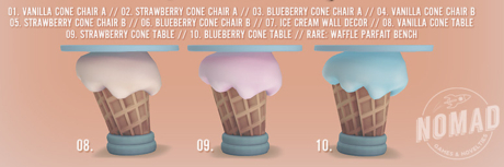 Second Life Marketplace - NOMAD // Ice Cream Parlor // 02
