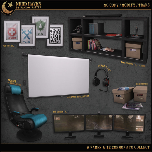 Second Life Marketplace - .random Matter. Nerd Haven Complete