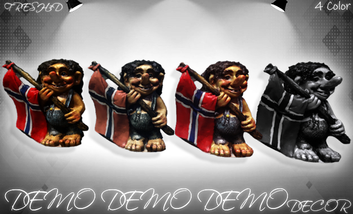 Second Life Marketplace - FRESH3D Norway Troll DEMO