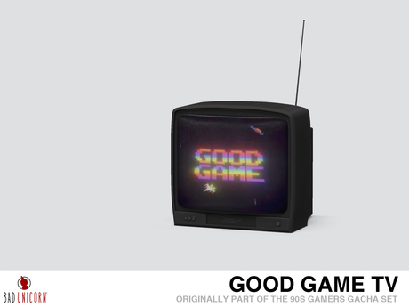 Second Life Marketplace - Good Game TV (Previously - 90s Gamer Set)