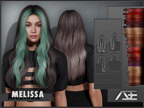 Second Life Marketplace - Ade - Melissa Hairstyle (Reds)