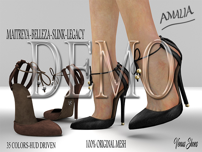 Second Life Marketplace - DEMO V.S AMALIA SHOES MAITREYA-BELLEZA-SLINK ...