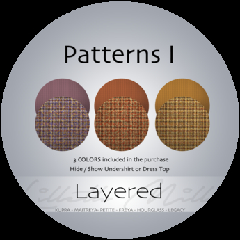 Second Life Marketplace - LM LAYERED - Patterns I - Autumn Dress for ...