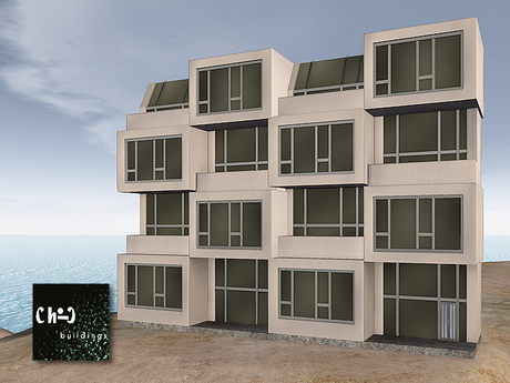 Second Life Marketplace - [Cb] Modern Apartment Filler Buildings