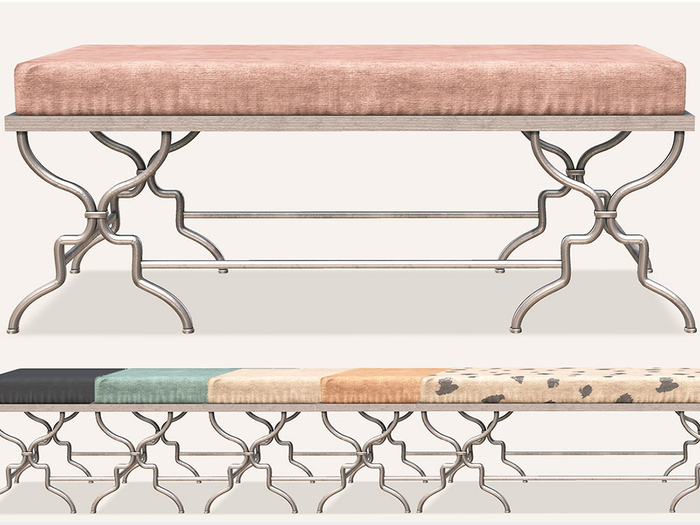 Second Life Marketplace - Dahlia - Julia - Bench - PG - Bento Cuddle Bench