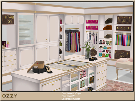 Second Life Marketplace - *$OZZY$* Closet Design Geeta - SET