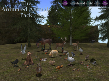 Second Life Marketplace - The Animated Animals Pack Mesh