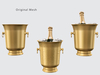 Second Life Marketplace - ACORN Champagne Ice buckets Set -GOLD