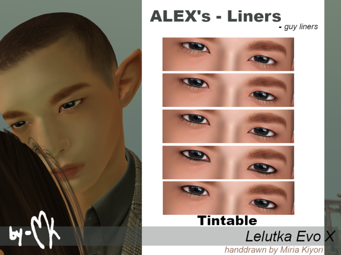 Second Life Marketplace - =MK= Lelutka Evo X - Alex's - Liners