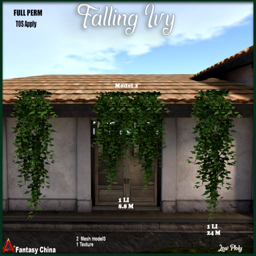 Second Life Marketplace - FC- FULL PERM Mesh Falling Ivy