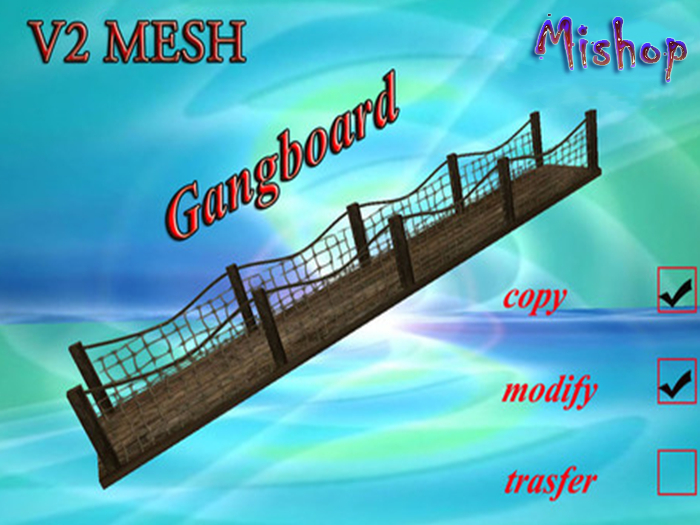 Second Life Marketplace - gangboard v2(scalandrone)MESH