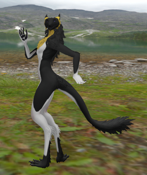 Second Life Marketplace - ONA Sergal - Emperor Penguin Skin