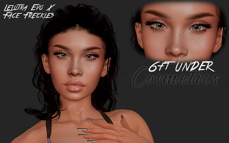 Second Life Marketplace - 6FT UNDER - Face Moles & Freckles [Evo X BoM]