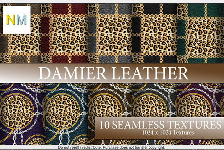 Second Life Marketplace - Damier Leather Patterns Kit 10 Seamless ...