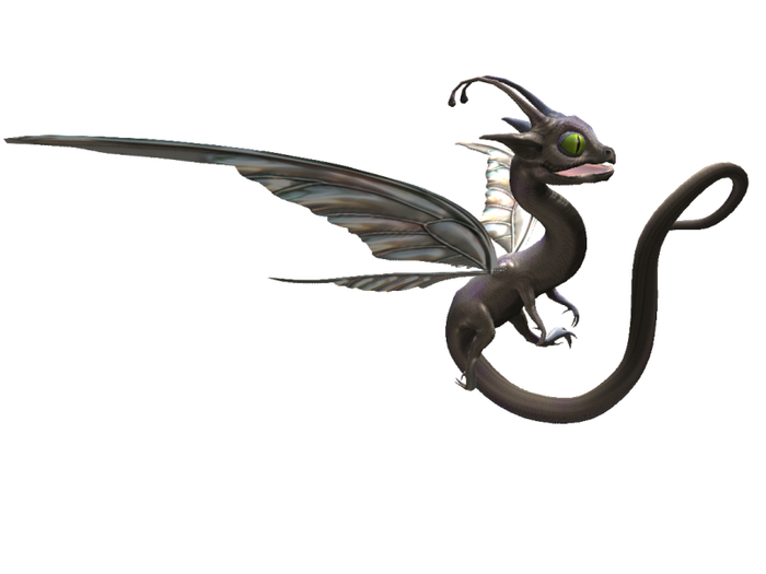 Second Life Marketplace - 11. *HEXtraordinary* Fae Drake - Onyx - Wanderer