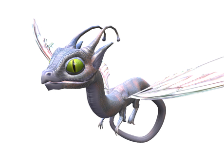Second Life Marketplace - 7. *HEXtraordinary* Fae Drake - Violet - Wanderer