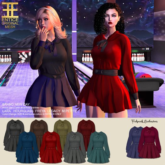 Second Life Marketplace - Entice - Brand New Day - Darks Fatpack