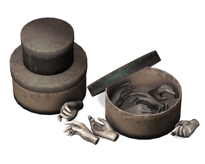Second Life Marketplace - DISORDERLY. / Forgotten / Hat Box / Hands