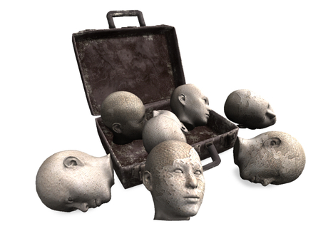 Second Life Marketplace - DISORDERLY. / Forgotten / Suitcase / Heads