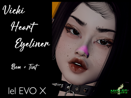Second Life Marketplace - [M] Vicki Heart Liner - Lel Evo X - BOM