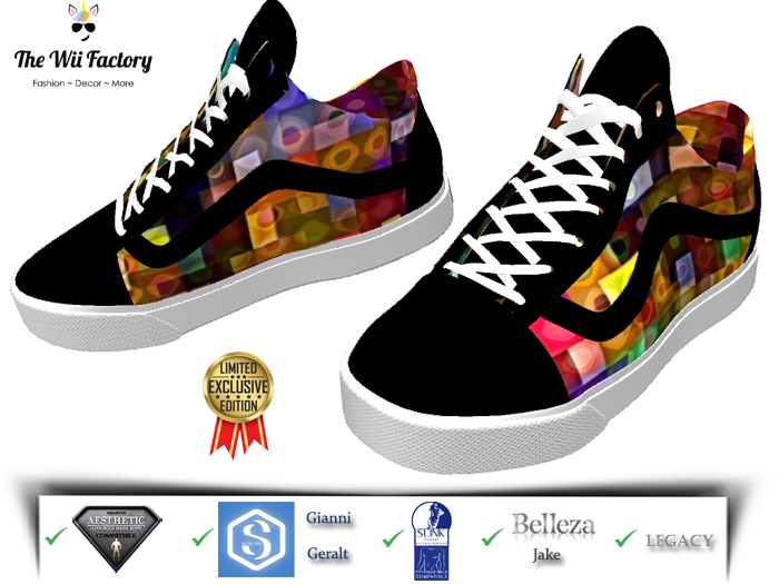 Second Life Marketplace - :TWF: Boss Paranoia Sneakers Shoes