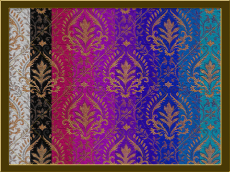 Second Life Marketplace - Brocade Damask Gold Seamless Texture Set